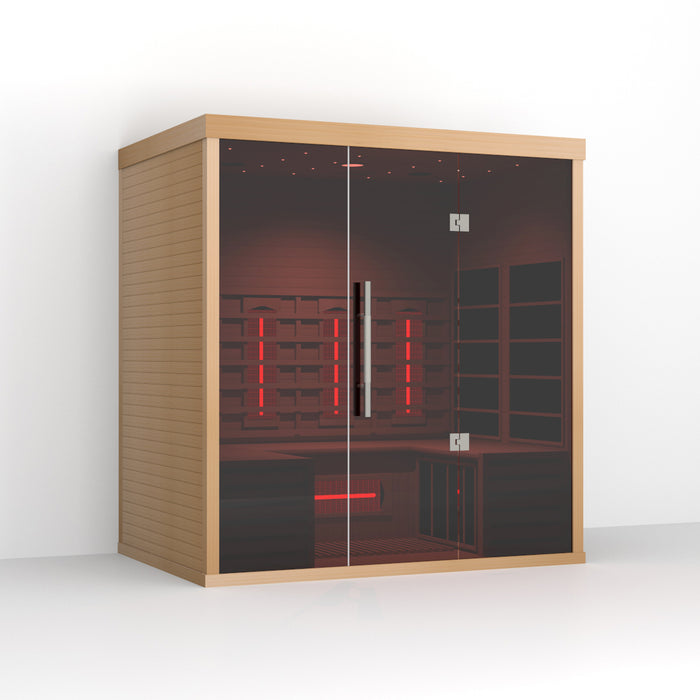 Smartmak® 4 People Indoor Infrared Sauna with Mobile-app Control Syste