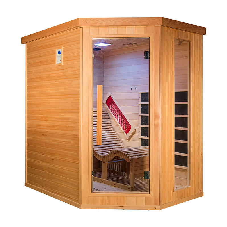 Smartmak® Indoor Far Infrared Sauna Room with Recliner - Refresh 1